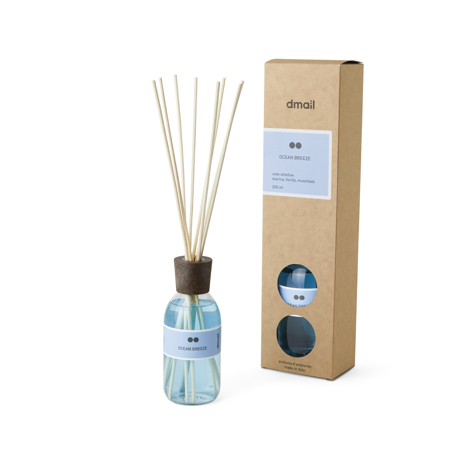 Diffusore Per Ambiente Con Bastoncini – 200 Ml – Ocean Breeze